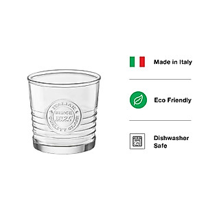 Bormioli Rocco Officina 1825 Rocks Set of Four, Clear