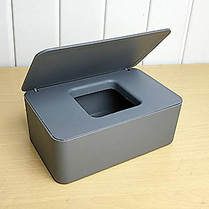 Wet Wipes Storage Box/Wipes Dispenser, Wipes Holder Container Tissue Storage Box with Lid Wipes Dispenser for Vanity, Countertops, Desk, Office, Dorm