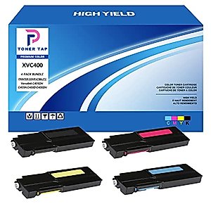 Toner Tap High Yield for Versalink C400DN C405DN C400 C400V C400N C405 C405N (4 Pack Bundle) 106R03512 106R03514 106R03515 106R03513 (Remanufactured Cartridge Replacements)