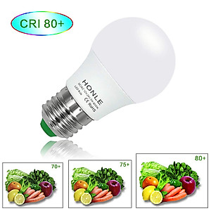 Honle E26 LED Light Bulbs 3W 12V Low Voltage Daylight White 6000K E27 Edison Standard Screw Base 25W Equivalent for Rv, Off Grid Solar Panel Project, Boat, Pack of 2