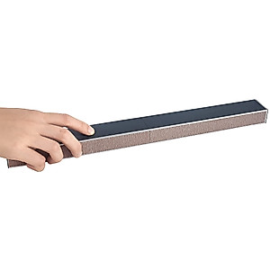 Frautron Guitar Fret Leveling Beam, 16 Inch Fret Leveler Sanding Level File Bar, Pro Luthier Repair Tool with 400 600 1000 1200 Grit Sandpaper for Guitar & Bass