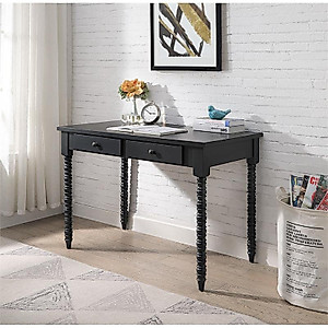 Acme Furniture Altmar Writing Desk, Black Finish