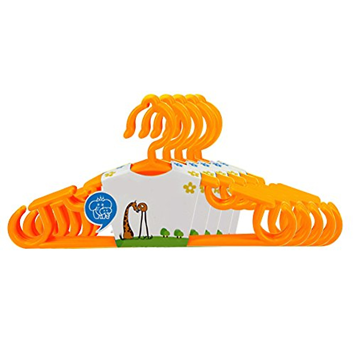 heaven2017 5 Pieces Kids Clothes Hangers Baby Trouser Coat Drying Rack Plastic Hangers for Baby Clothes Blue