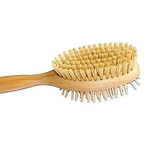 Mars Professional Wood Pin and Bristle Brush for Horses, Mane and Tail, Made in Germany