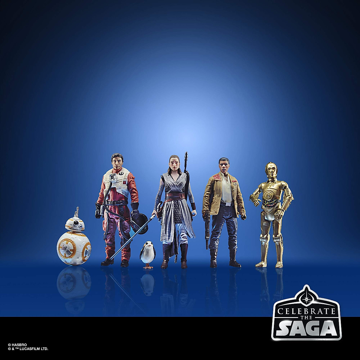 STAR WARS Celebrate The Saga Toys The Resistance Figure Set, 3.75-Inch-Scale Collectible Action Figure 6-Pack (Amazon Exclusive)