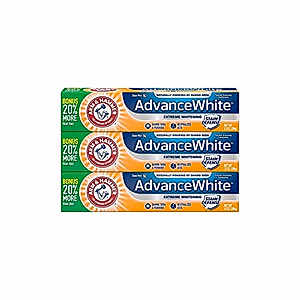 Arm And Hammer Advance White Tube, 3 Count