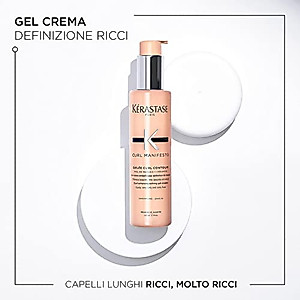 KERASTASE Curl Manifesto Gelee Curl Contour Hair Serum | Enhances Curl Definition Without Crunch | Anti-Frizz | With Shea Butter | For All Wavy, Curly, Very Curly & Coily Hair | 5.1 Fl Oz