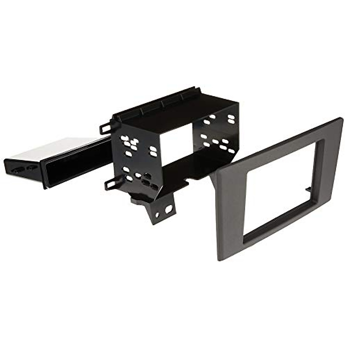 Metra 99-9229G Single/Double DIN Dash Kit for 2001-2004 Volvo S60/V70 (Gray) & Metra 70-9221 Radio Wiring Harness for Select Volvo 97-07