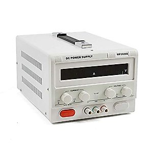 DC Power Supply Variable 0-30V 0-20A, Adjustable Switching Regulated DC Bench Power Supply, High Precision 4-Digit Multiple Protection