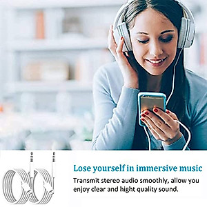 2 Pack iPhone Aux Cord for Car, Apple MFi Certified Lightning to 3.5 mm Headphone Jack Adapter Male Aux Stereo Audio Cable Compatible with iPhone 13 12 Pro Max 11 Pro Max XS XR X 8 7 Plus i Pad, 3.3ft