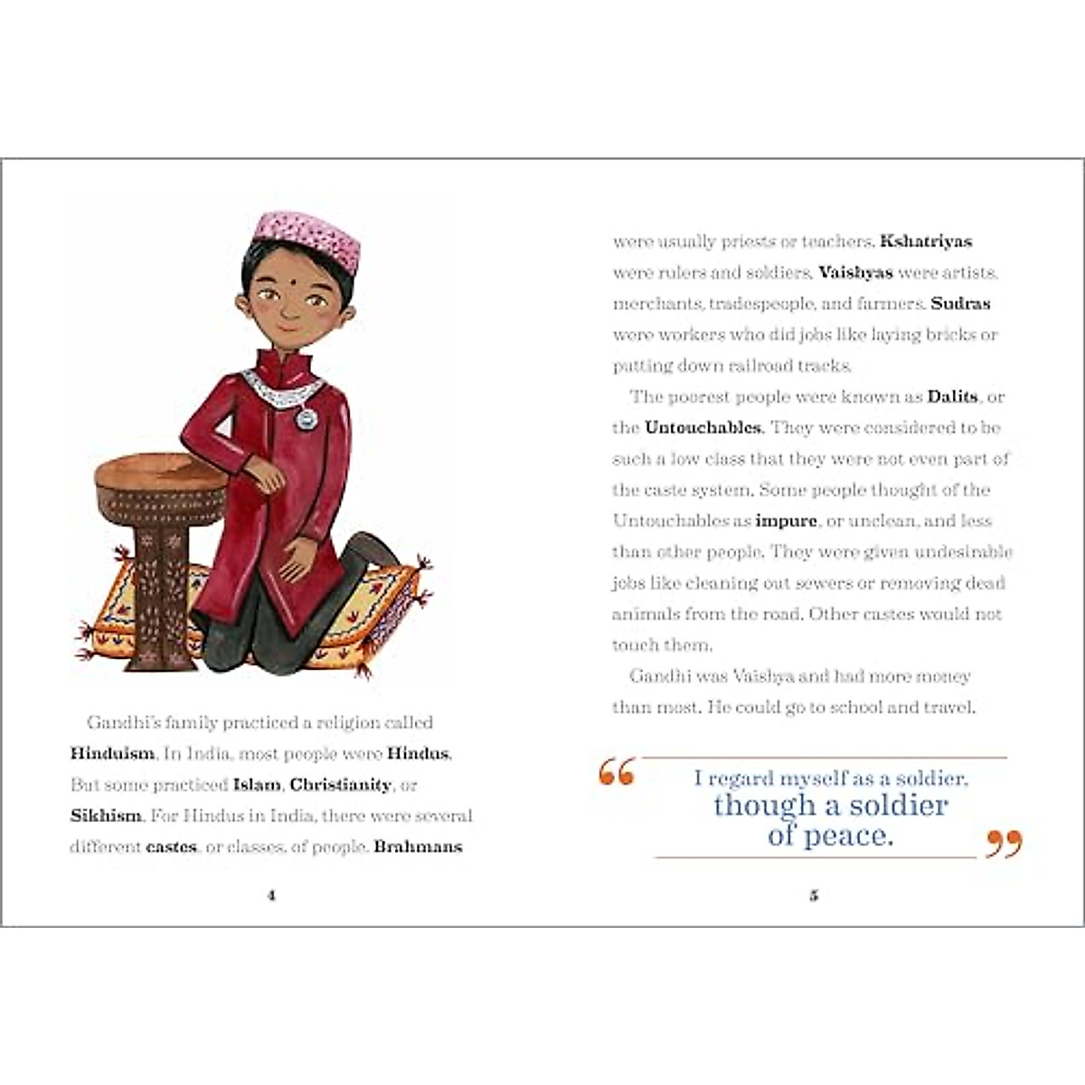 The Story of Gandhi: An Inspiring Biography for Young Readers (The Story of Biographies)