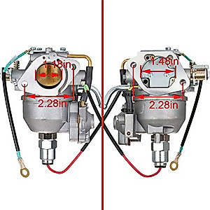 New CV730 Carburetor +Fuel Pump 24 393 04-S 24 393 16-S for Kohler CV730 CV730S CV740 CV740S 25 HP 27 HP Engine 24853102-S 24-853-102-S Carb with Gasket Kit