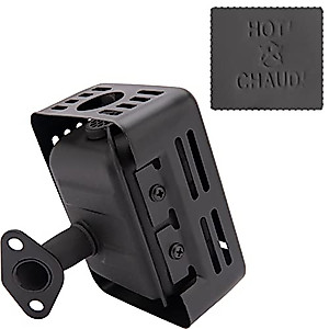 GX160 Exhaust Muffler Assembly Replaces OEM 18300-ZE1-900 18310-ZF1-000 Fit for Honda GX160 GX200 5.5HP 6.5HP Engine