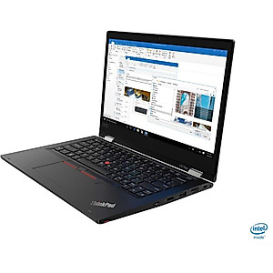 Lenovo 2020 Flagship ThinkPad L13 Yoga 2-in-1 Business Laptop, 13.3" FHD IPS Touchscreen, 10th Gen Intel 4-Core i5-10210U(>i7-8550U), 8GB DDR4 256GB SSD, Backlit FP Pen Win + HDMI Cable