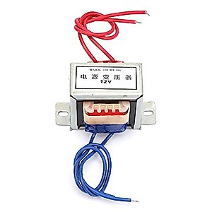 EI Power Transformer Stable Single Power Transformer Vacuum Impregnated Insulation Varnish Nylon Core for Electronic