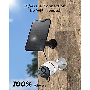 REOLINK 2K Wireless Camera Go PT Plus with Solar Panel Bundle with 2K Smart Person/Vehicle Detection Wireless Camera Go Plus with Solar Panel