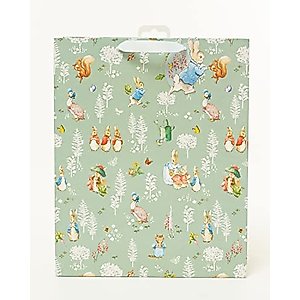 UK Greetings Peter Rabbit Large Gift Bag - Large Gift Bag - Gift Bag for Her - Gift Bag - Gift Wrap - Gift Wrapping - Birthday Gift Bag - Celebration Gift Bag multi