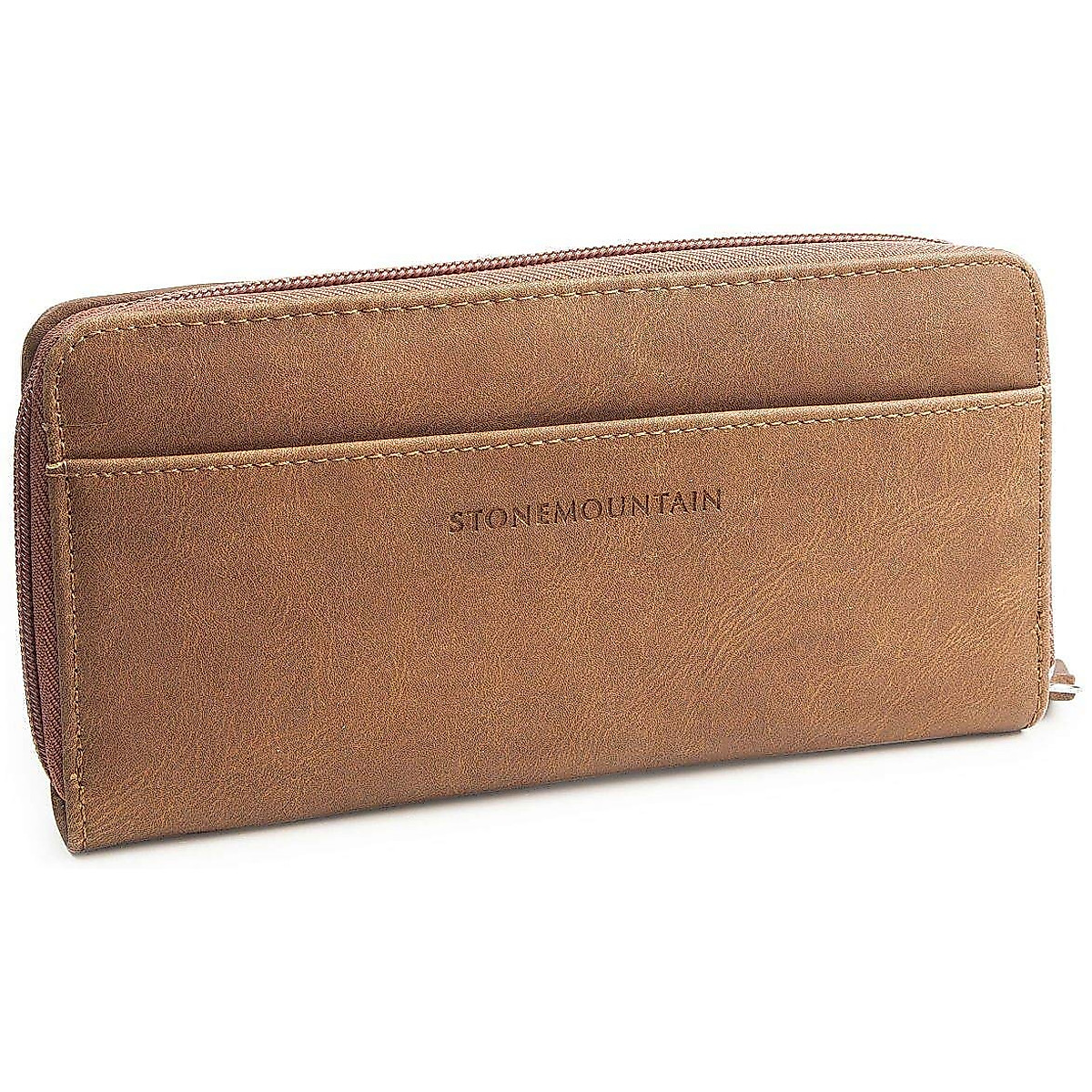 Stone Mountain Talia Large Zip Around Wallet One Size Tan