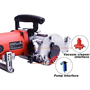 Wall Line Cutter Wire Slotting Marble Concrete Cutting Machine - Dustproof And Infrared Sighting - AC 110V