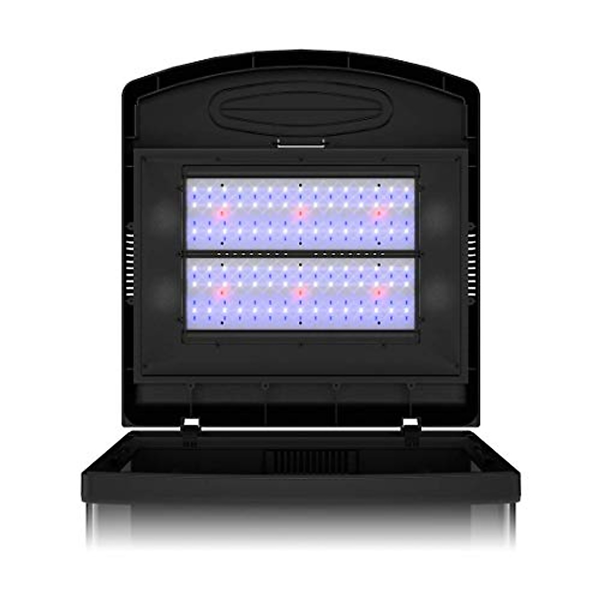 JBJ Aquariums 28 Gallon Nano-Cube 40W WiFi LED Aquarium Canopy Upgrade Kit, Aquariums 28-Gallon Nano-Cube 40W WiFi LED Aquarium Canopy Upgrade Kit, Black