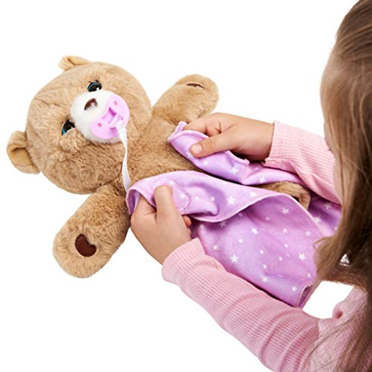 Little Live Pets Cozy Dozy Cubbles The Bear - Over 25 Sounds and Reactions | Bedtime Buddies, Blanket and Pacifier Included | Stuffed Animal, Best Nap Time, Interactive Teddy Bear, 14.9 Ounces