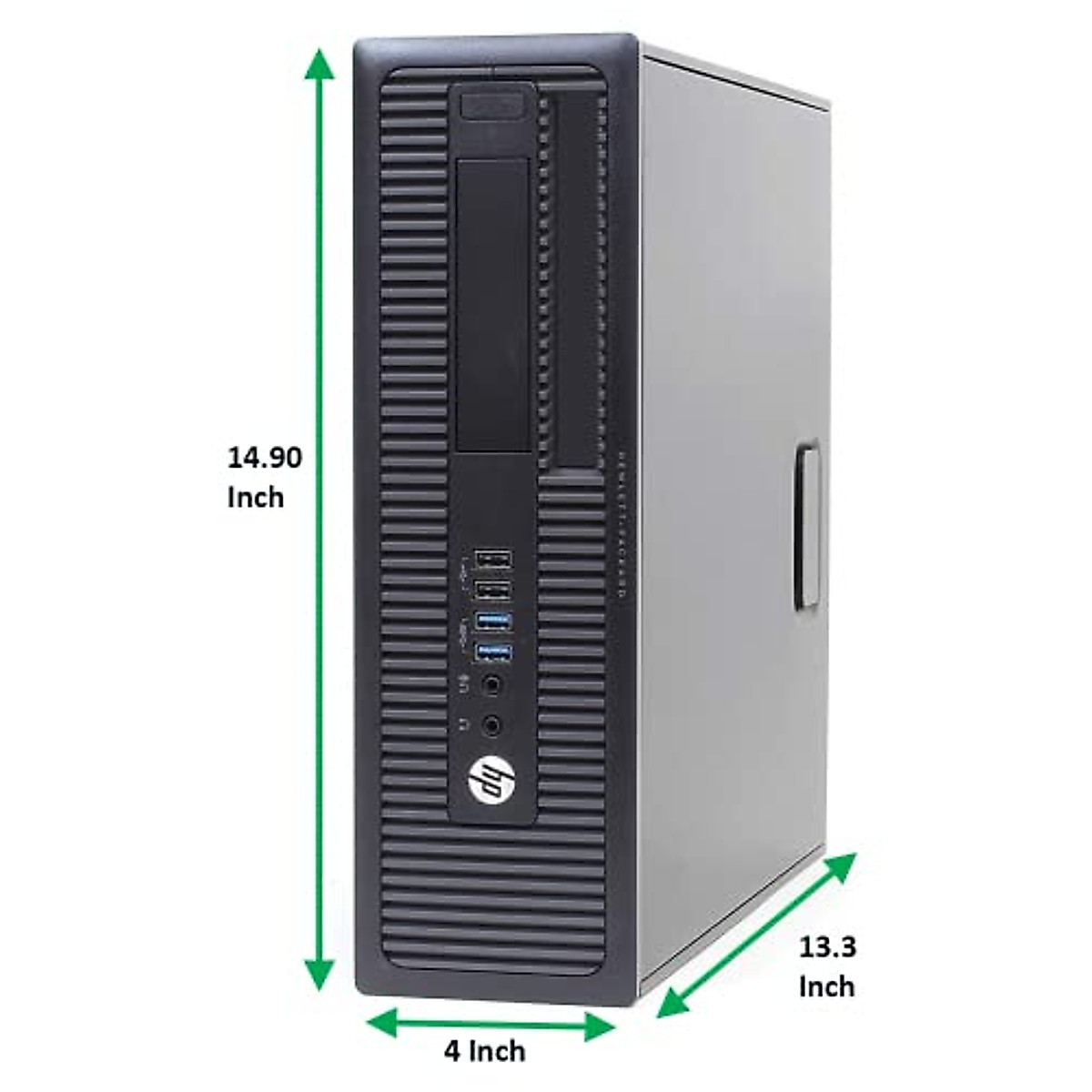 HP PC Desktop Computer, Intel i5, 16GB RAM 512GB SSD, HP 27-inch FHD LED Monitor, New 1080pWebcam, New 16GB Flash Drive, Wireless Keyboard Mouse, WiFi, Windows 10 Pro (Renewed)