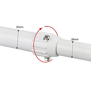 compcctv Security Camera Mount Bracket, Dome Camera Mount Universal Camera Wall Mounting Bracket /IP Camera for CCTV Security Camera, I Type (16-25 inch)