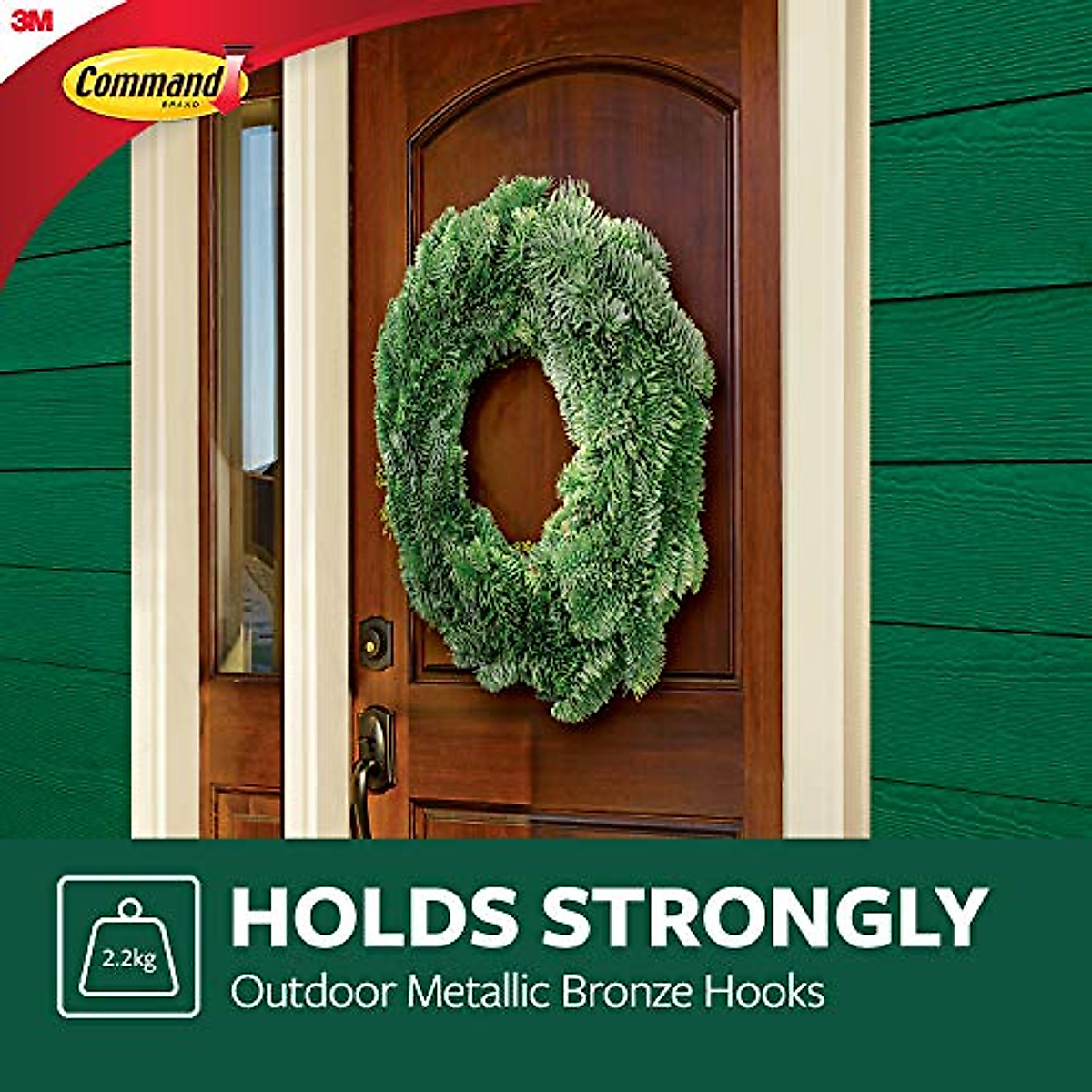 Command Designer, Large, 1-Hook (17083BZ-AWES), Outdoor-Metallic Bronze