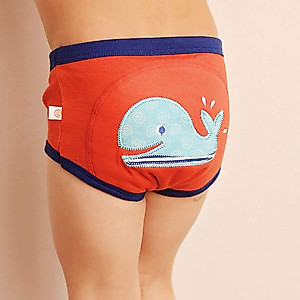 Boys 3 Piece Organic Training Pant Set - Ocean Friends (2T-3T)