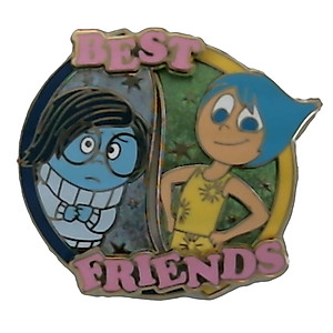 Disney Pin - Best Friends Series - Joy and Sadness 2 Pin Set - 109922
