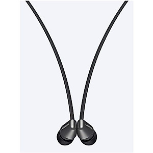 Sony Wireless in-Ear Headset/Headphones with Mic for Phone Call, Black (WI-C310/B)