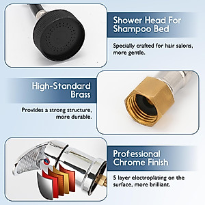 Salon Shampoo Bowl Faucet Vacuum Breaker Kit Shampoo Bowl Hose and Sprayer Replacement Part