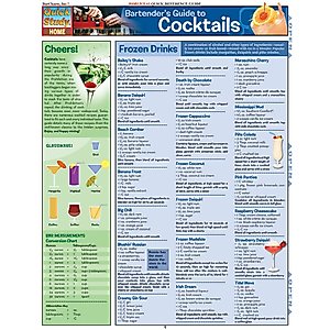 Bartender'S Guide To Cocktails: a QuickStudy Laminated Reference Guide (QuickStudy Home)