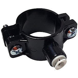 Metpure Water Drain Saddle Valve 3/8" for Under-Sink Reverse Osmosis System