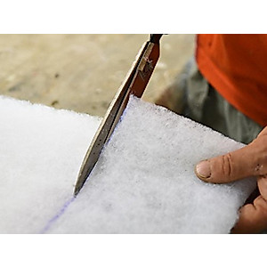 IZO All Supply Bonded Dacron Upholstery Grade Polyester Batting 48 Inch Wide (5 yards)