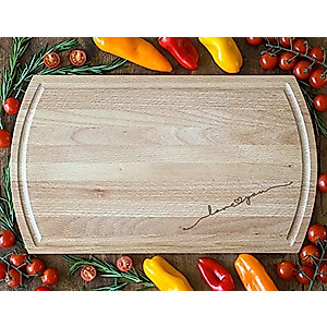 I Love You Cutting Board Beech Birthday Gifts for Women Anniversary Gifts 5th Anniversary Laser Engraving Wedding Gift Gifts for Her Valentine Gift for Her