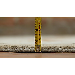 Old Hand Made Floral Bleige Tulips Traditional Style Oriental Woolen Area Rugs (8'x10')