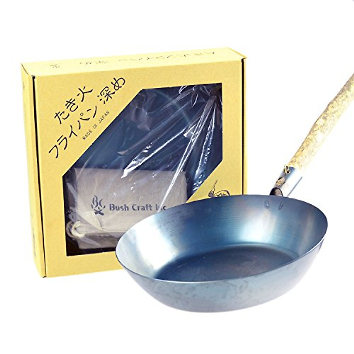 Bush Craft 10-03-orig-0006 Bonfire Frying Pan, Deep
