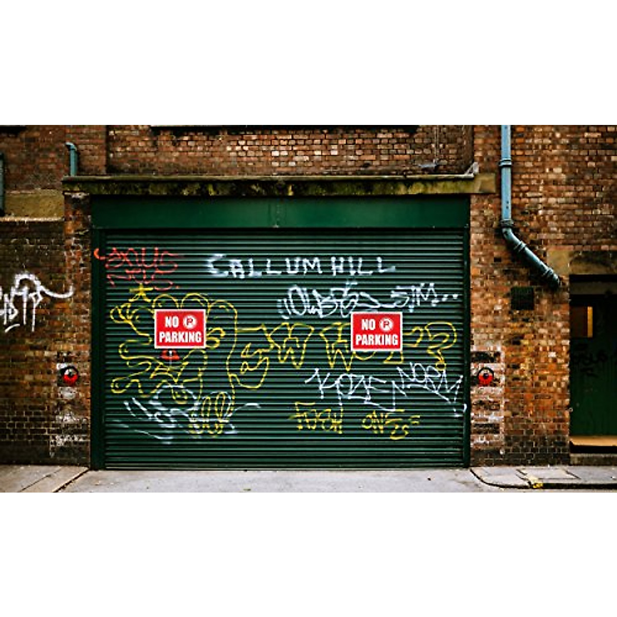 Ram-Pro NO PARKING Sign - 9" High x 12" Wide Red on White Reflective Plastic Signs for Driveway, Personal Parking Space (Pack of 4)