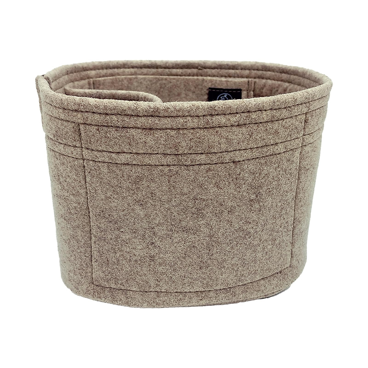 Zoomoni Bag Organizer for Burberry Haymarket Bucket - Premium Felt Purse Handbag Insert Liner Shaper (Handmade) Soft Structure Support