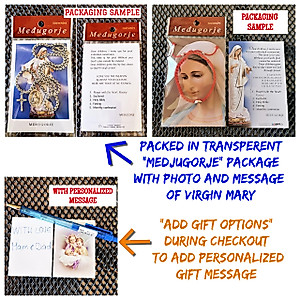 MedjugorjeStoneGifts Simple Adjustable Catholic Blessing Bracelet/Saint Michael/St Benedict/Miraculous Medal (ST BENEDICT RED)