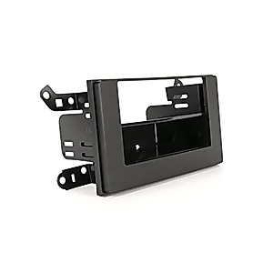 Scosche TA2121B Compatible with 2016-Up Toyota Tacoma Premium Model ISO Double DIN w/ Pocket Dash Kit Black