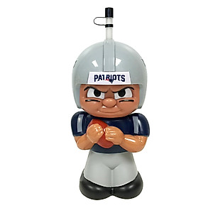 Party Animal NFL New England Patriots Big Sip 3D Water Bottle, 16oz