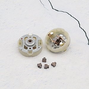 Create idea 2x RS550 Motor Carbon Brushes Holder and 4x Carbon Brushes Compatible with BOSCH Compatible with MAKITA Compatible with DEWALT Suitable for RS550 Micro Motor