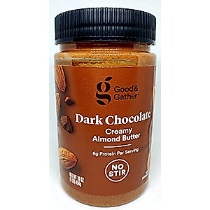 Good & Gather, Dark Chocolate Creamy Almond Butter, 1 LB (one pack)