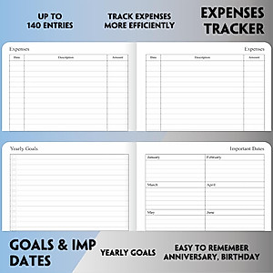 2025 Planner 8.5”x11”, Weekly and Monthly Planner from Jan 2025 to Dec 2025, Vegan Leather Cover, Elastic Closure, Grey