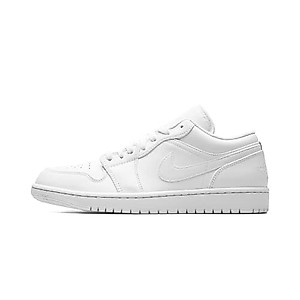 Jordan Mens Air 1 Low 553558 136 - Size 11 White/White-White