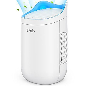 Mini Dehumidifier for Bathroom, Afloia Q3 Portable 20oz Dehumidifiers for 200 Sq.ft Auto-Off Compact Quieter Lighter Peltier Dehumidifier for Small Spaces [Cat Ear Design]