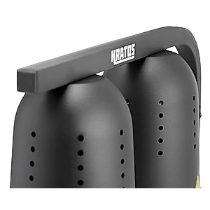 Kratos Bulb Warmer, Two Bulb Heat Lamp, Black, 120V, 500 Watts, Countertop Food Warmer for Restaurants (31M-004)