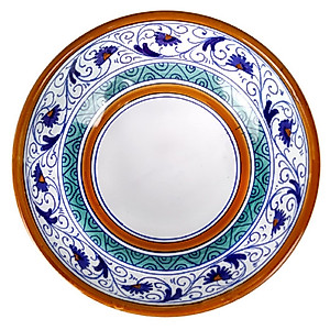 GUTE Deruta Italy Penny Cereal Bowl | Handcrafted & Handpainted Italian Ceramics | Authentic Italian Pottery Handmade in Deruta, Italy